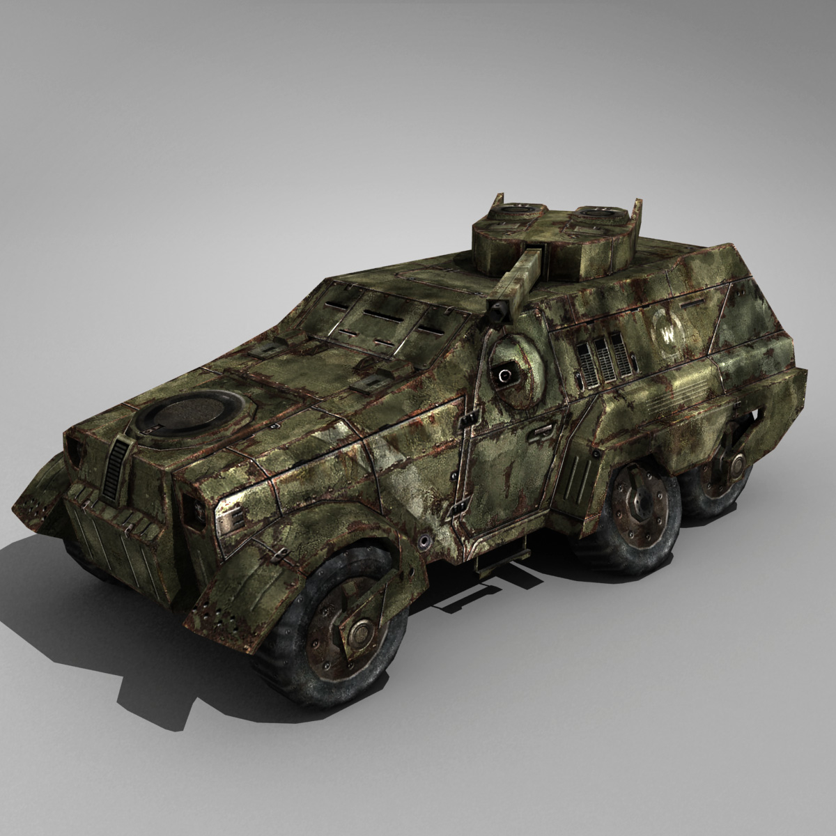 sci-fi apc 3d max