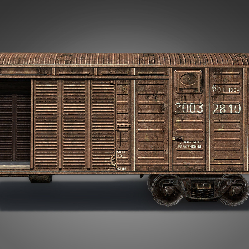 boxcar car 3d model