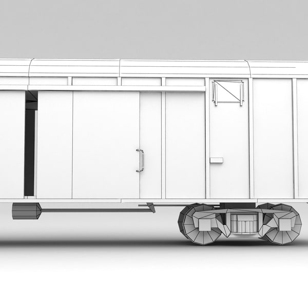 boxcar car 3d model
