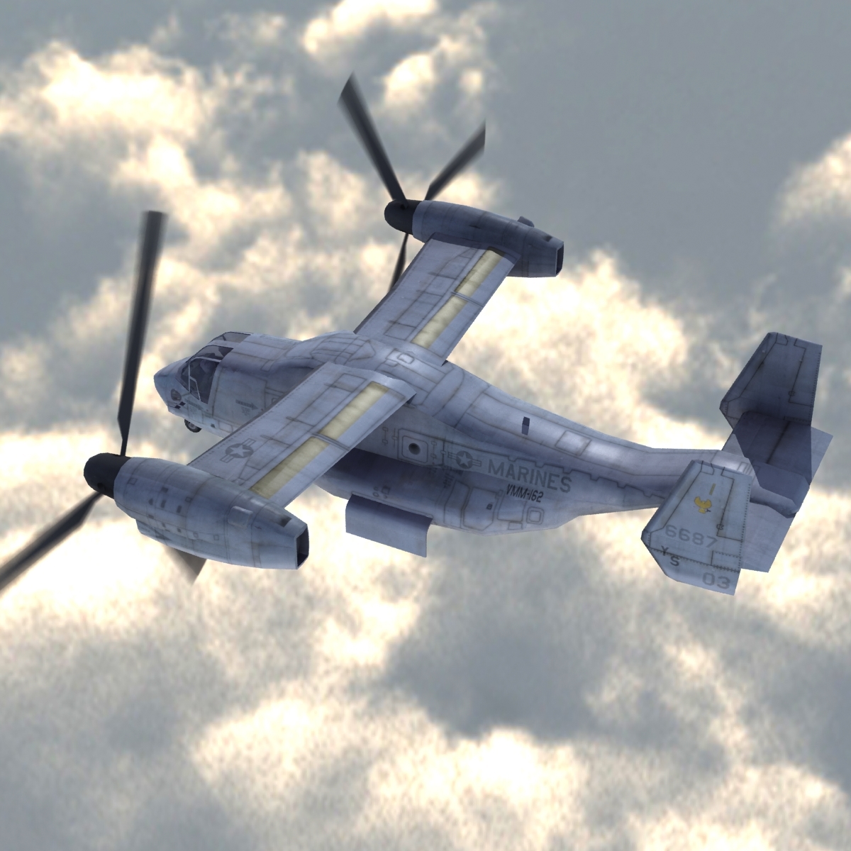 marine osprey v22 3d 3ds