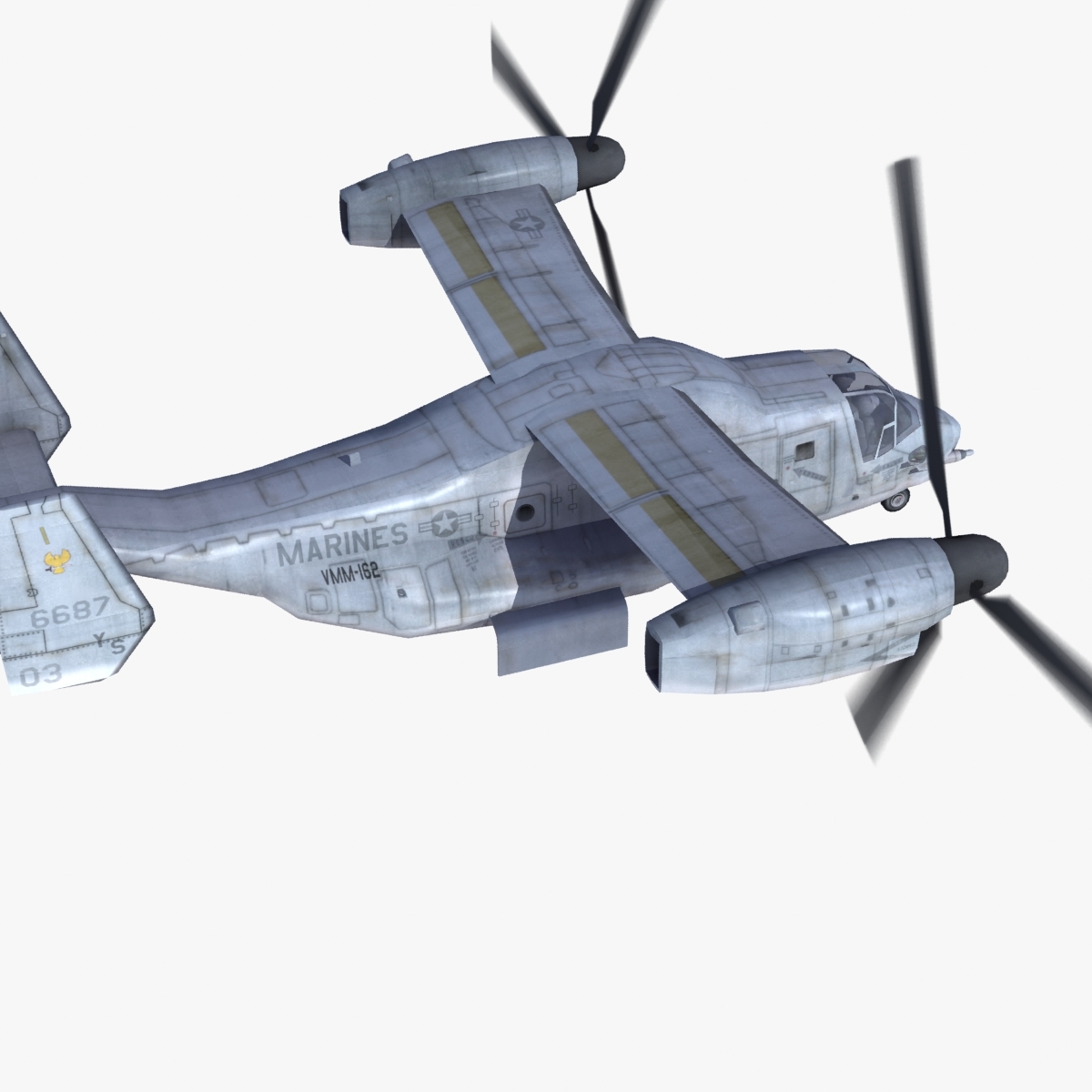 marine osprey v22 3d 3ds