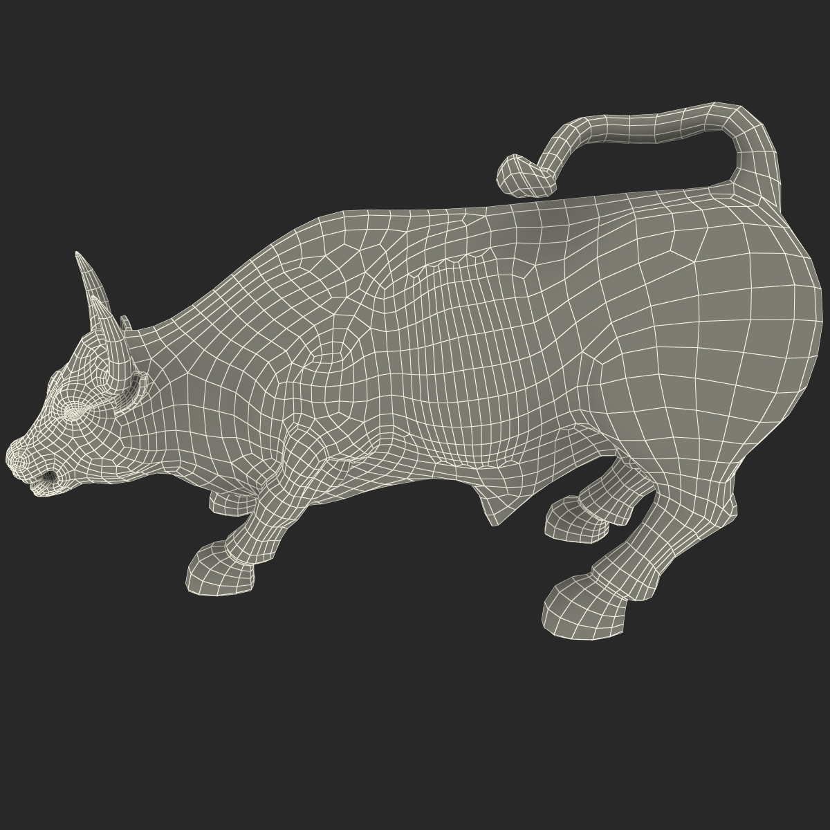 ny charging bull 3d 3ds