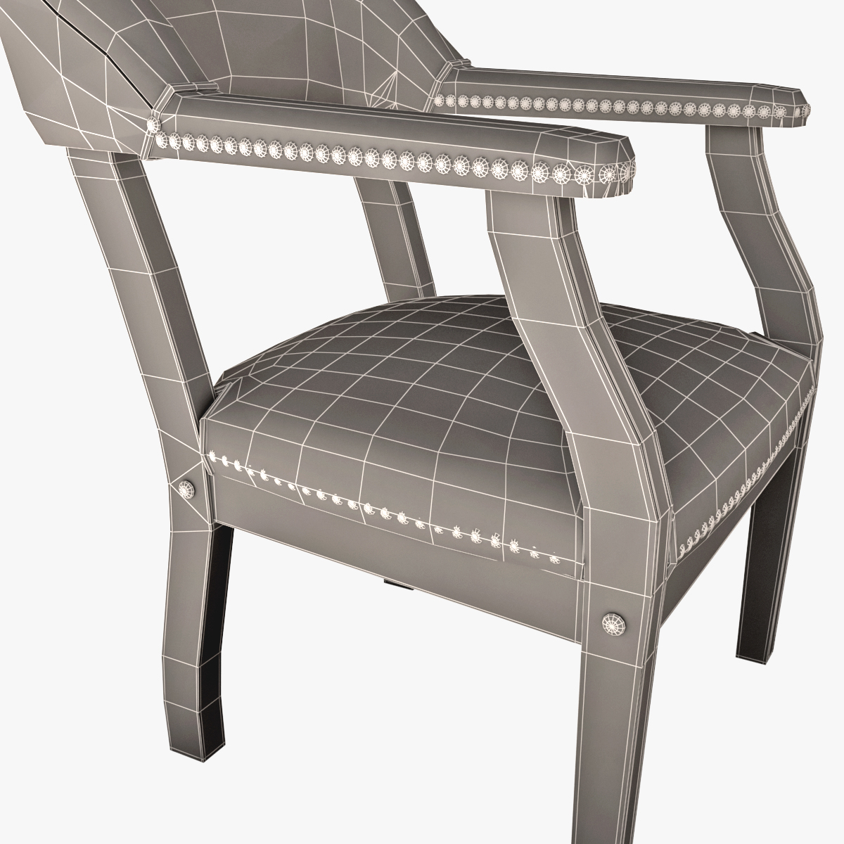 captains chair 3d model