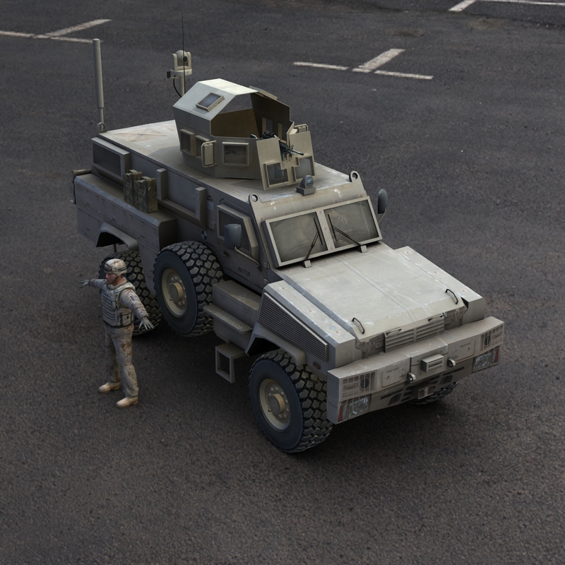 3d model rg31 nyala mrap