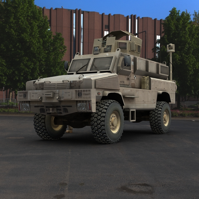 3d model rg31 nyala mrap
