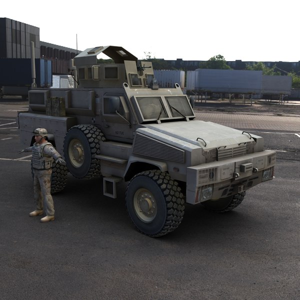 3d model rg31 nyala mrap