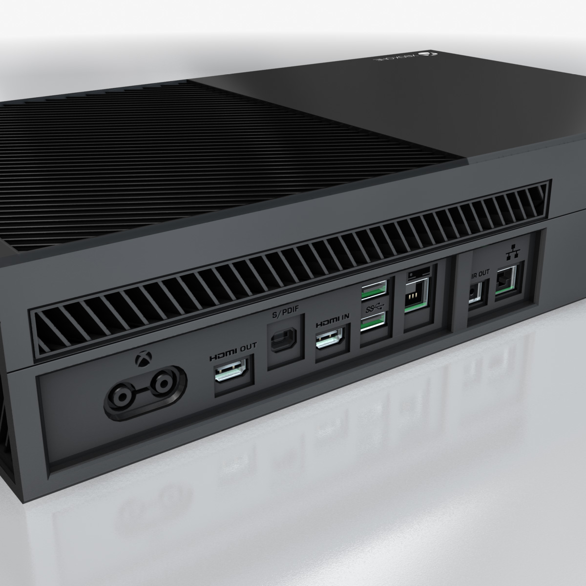 3d model of xbox x