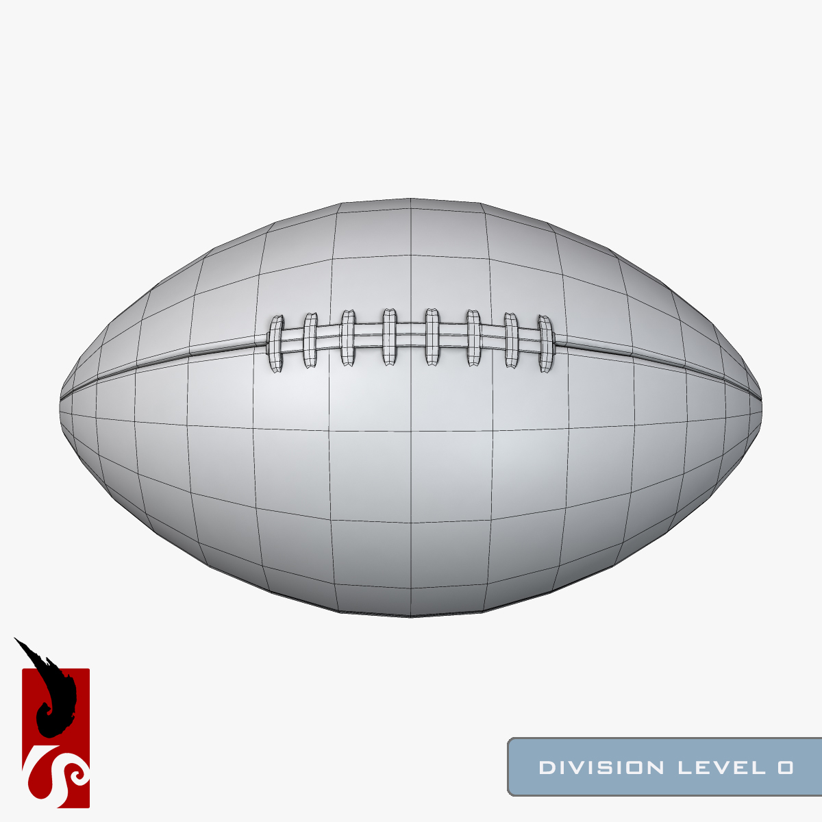3d model american ball