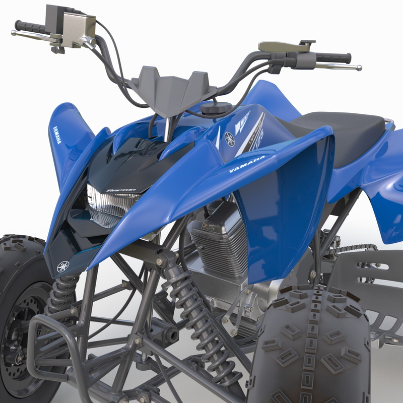 3d sport atv yamaha raptor model