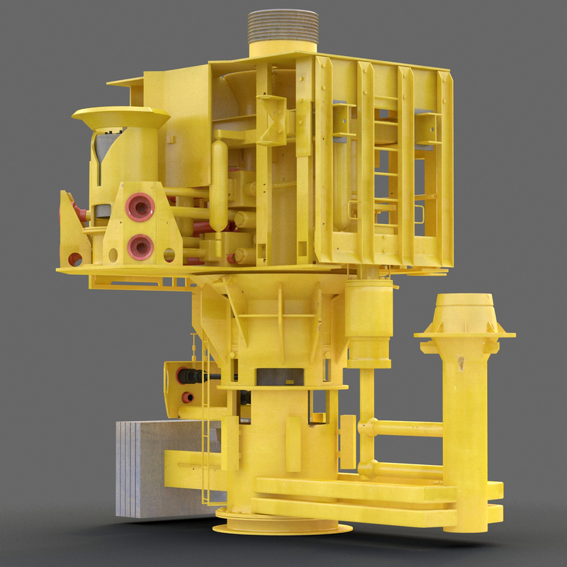 3d 3ds subsea tree