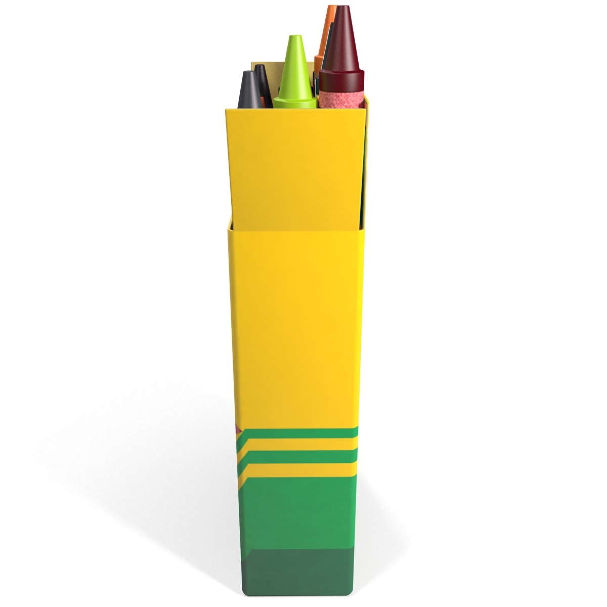 box crayons 3d model