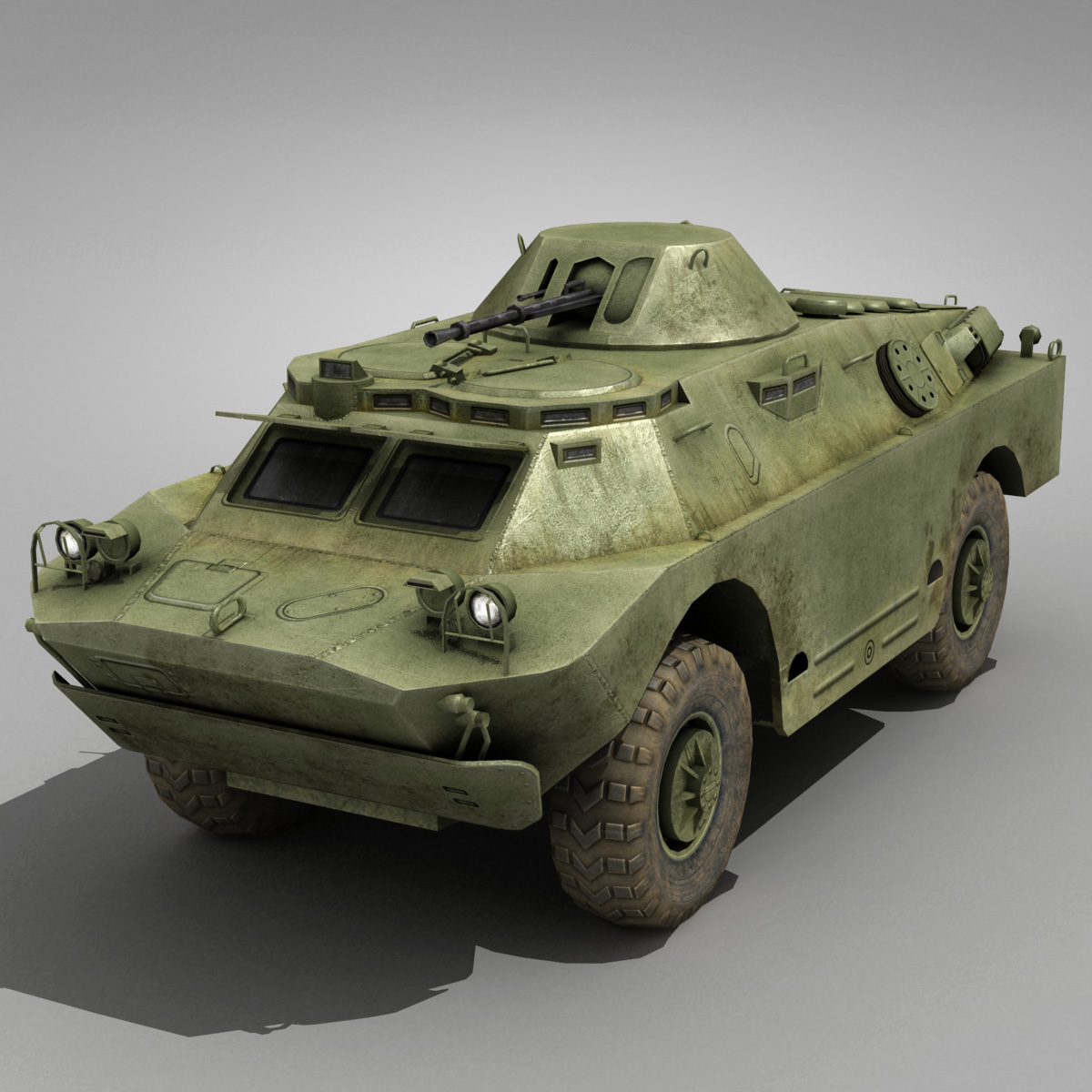 russian brdm-2 3d model