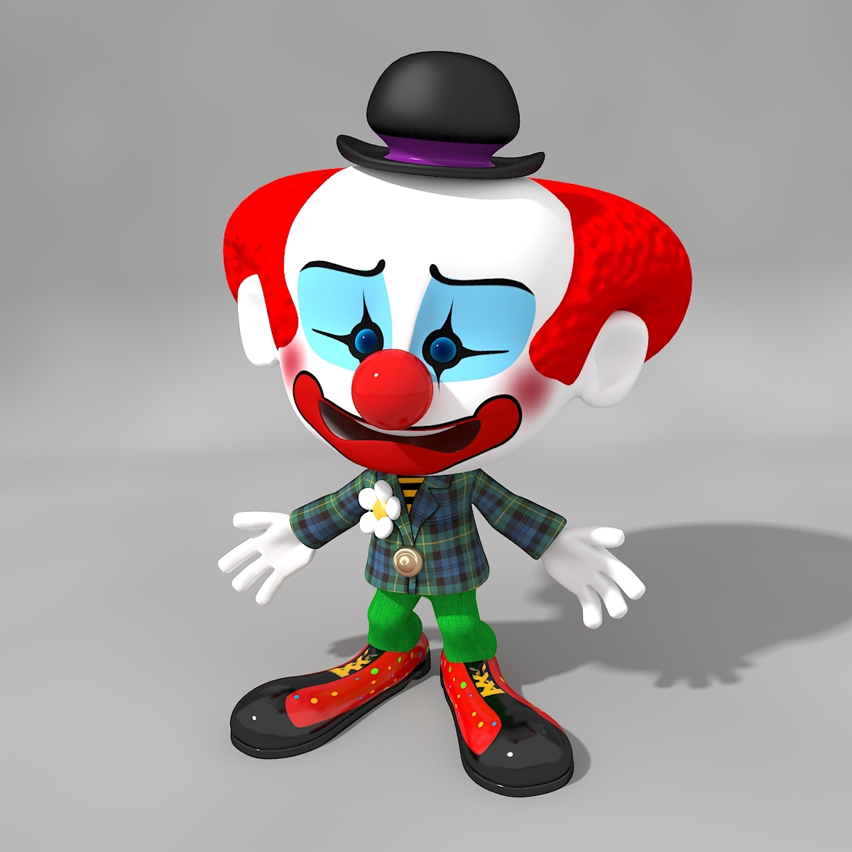 model clown cartoon ged
