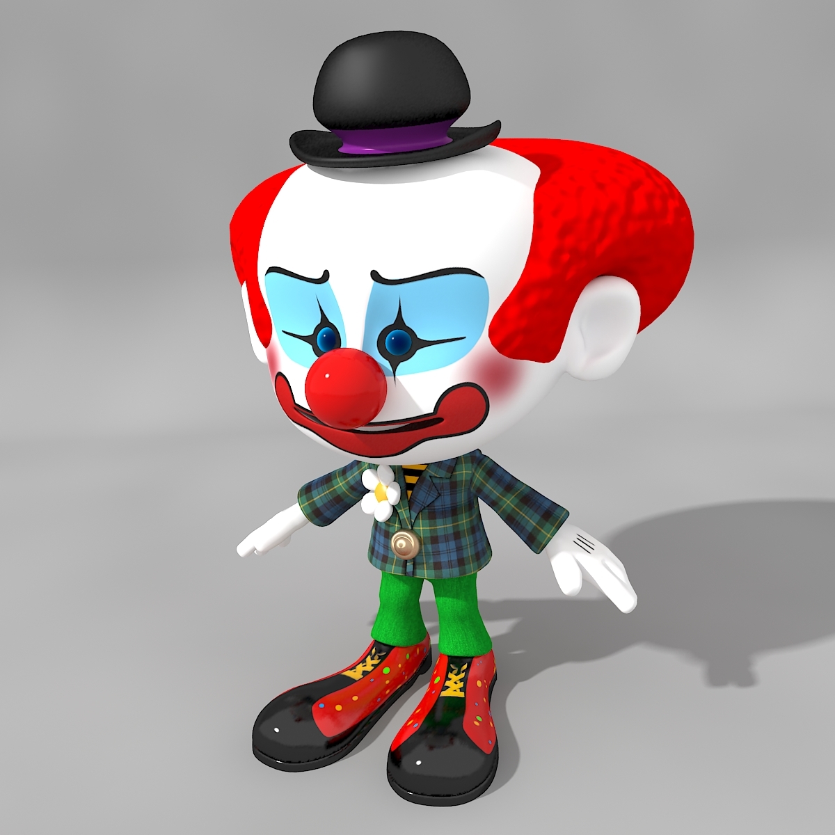model clown cartoon ged