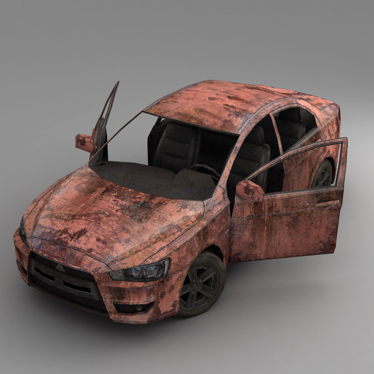 3ds rusty mitsubishi lancer
