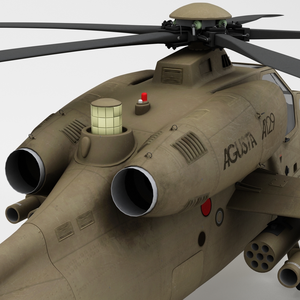 max agusta a129 mangusta helicopter