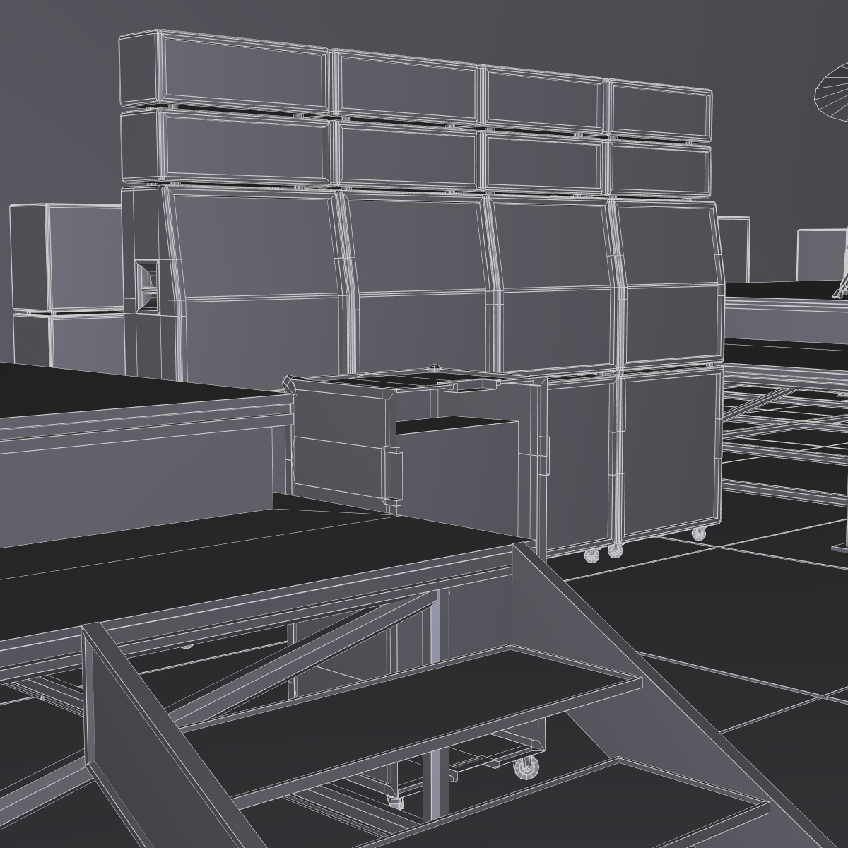 3d model live band set