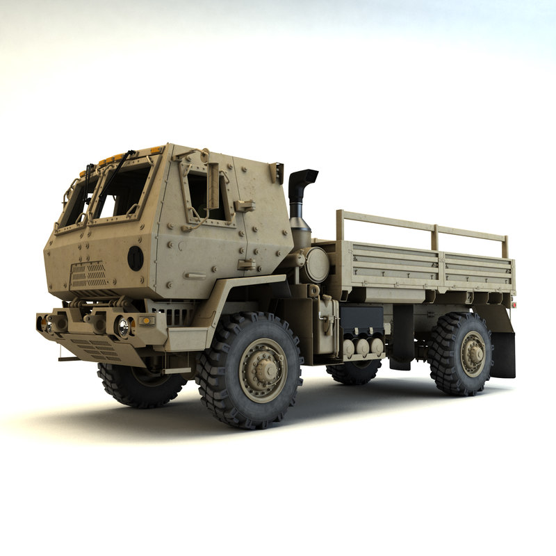 oshkosh fmtv m1078 armored 3d max