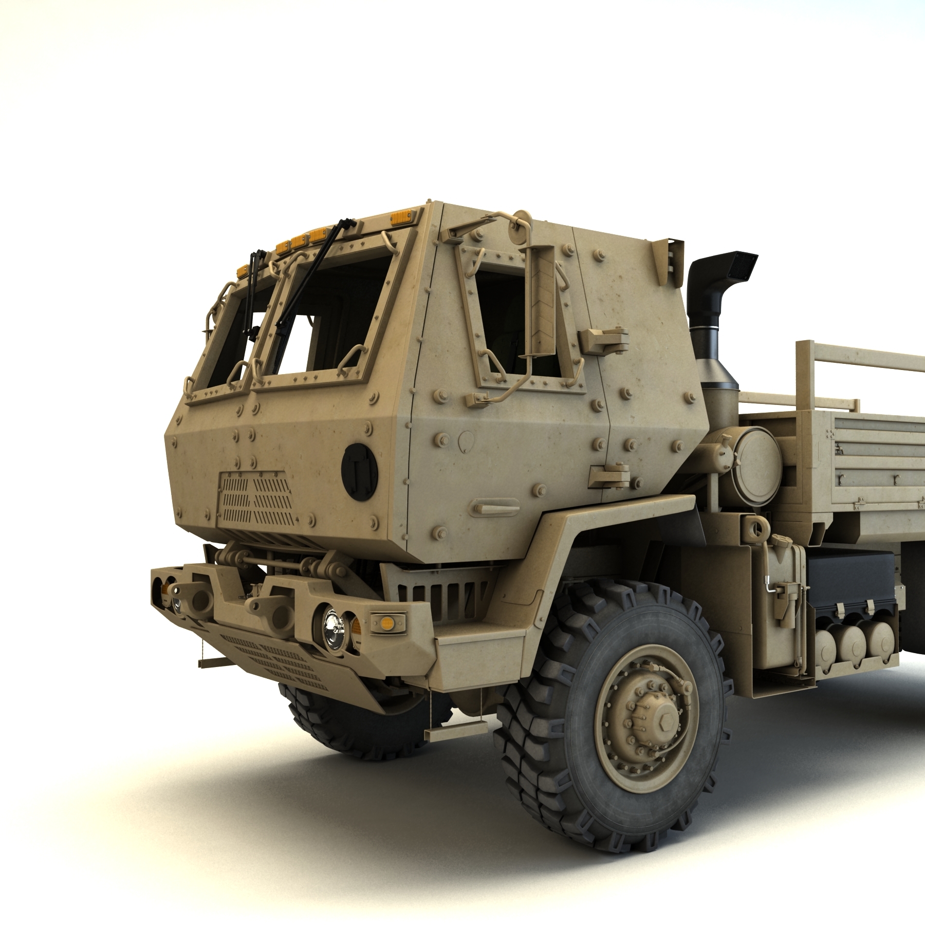 oshkosh fmtv m1078 armored 3d max