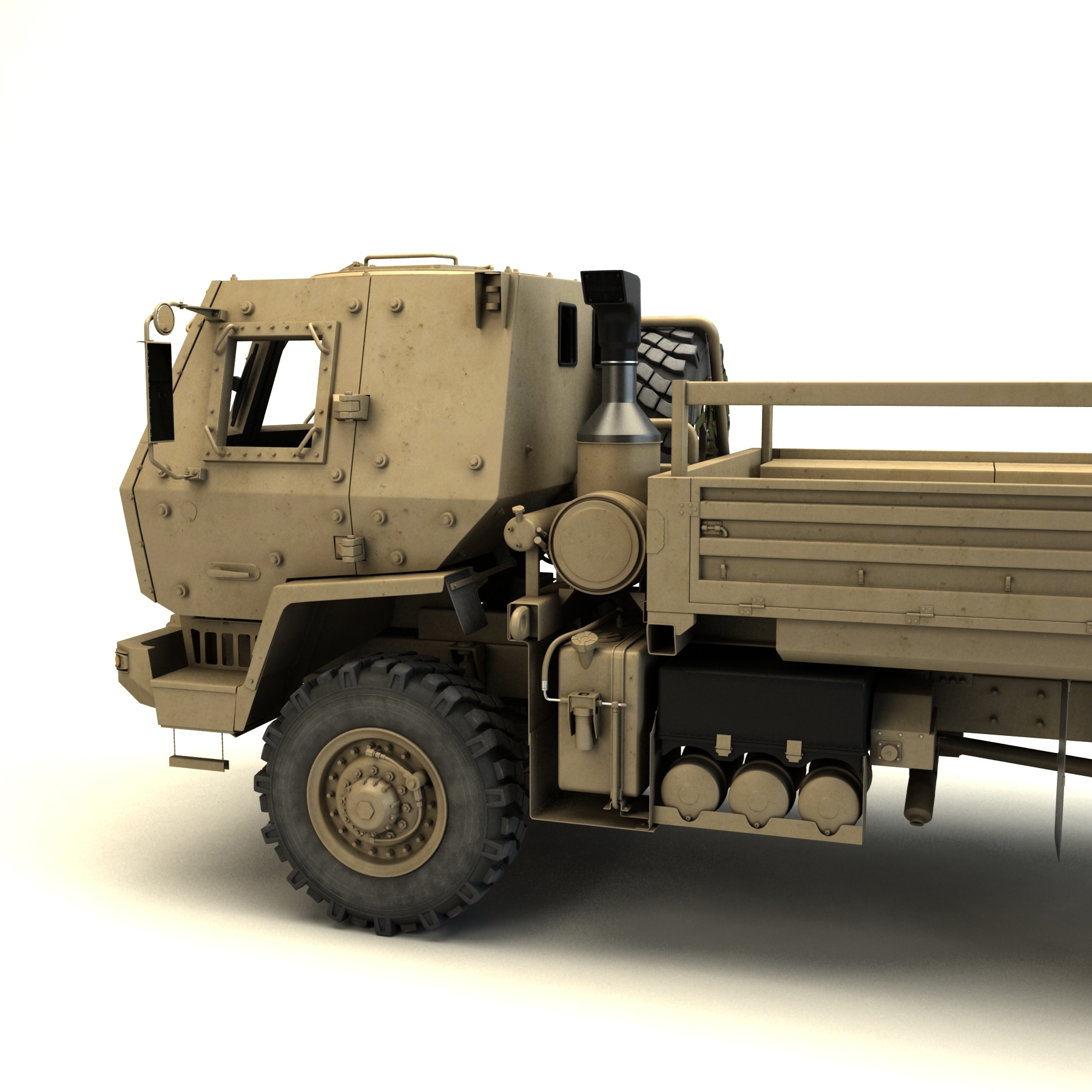 oshkosh fmtv m1078 armored 3d max