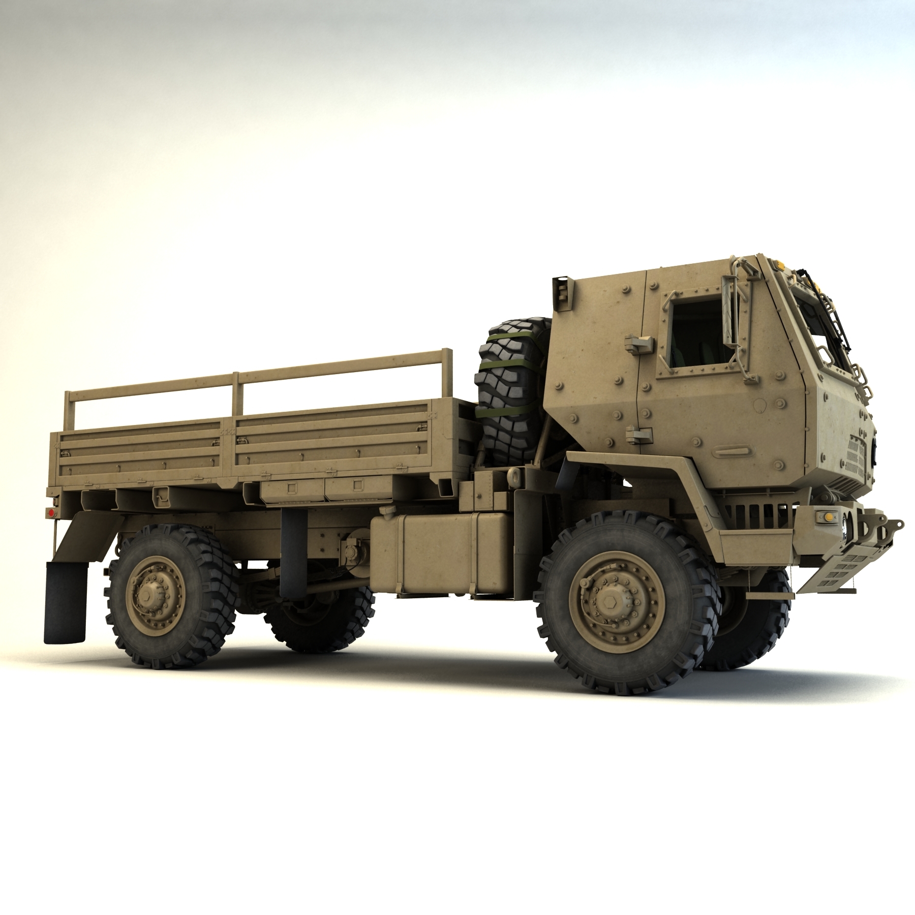 oshkosh fmtv m1078 armored 3d max