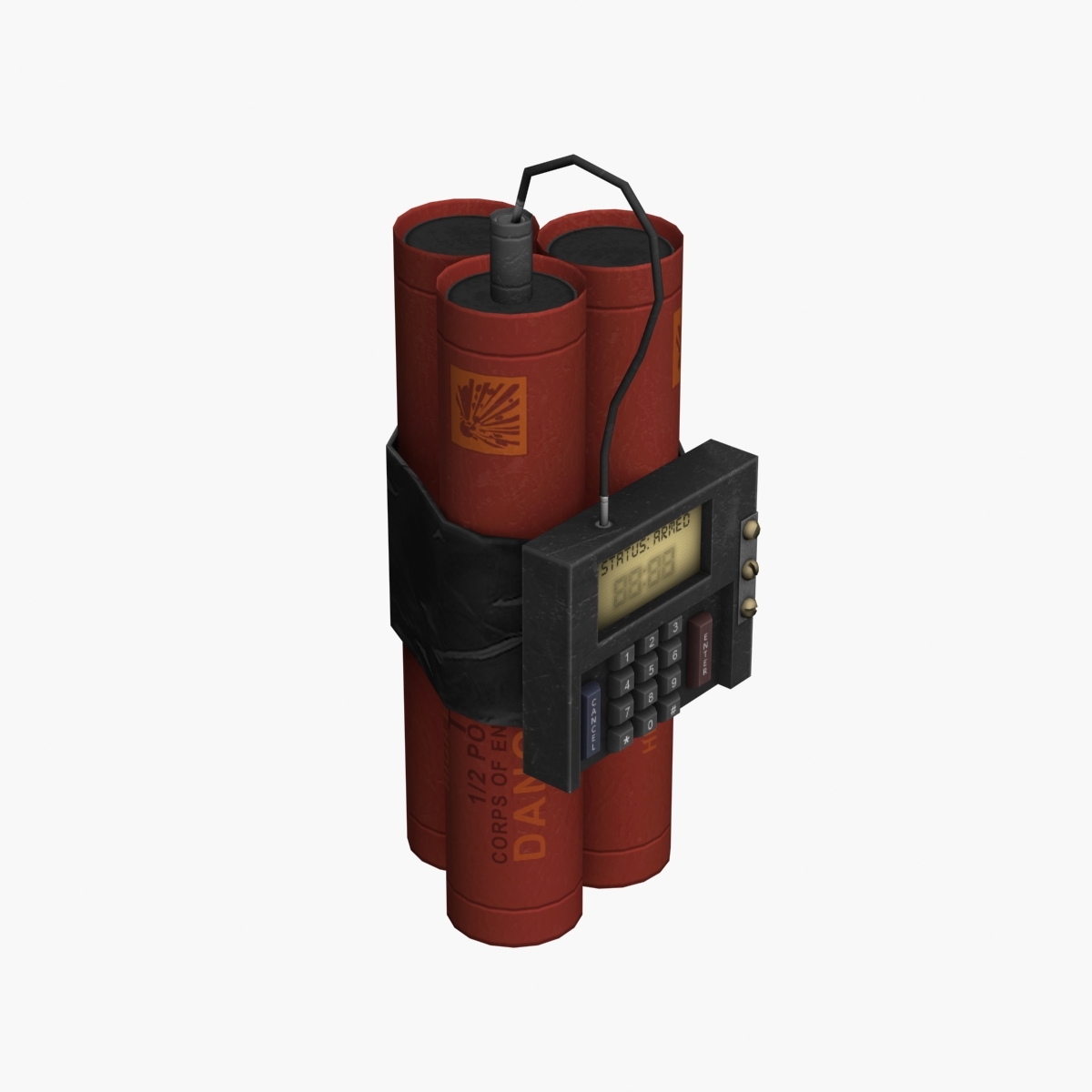 tnt gaming 3d model