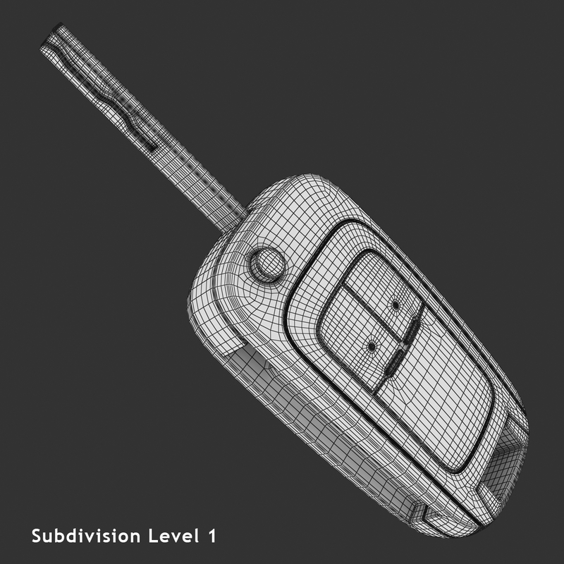 car key 3d max