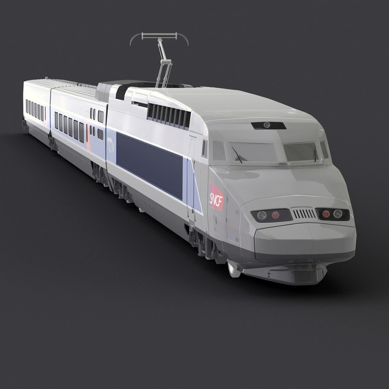 3d 3ds tgv train