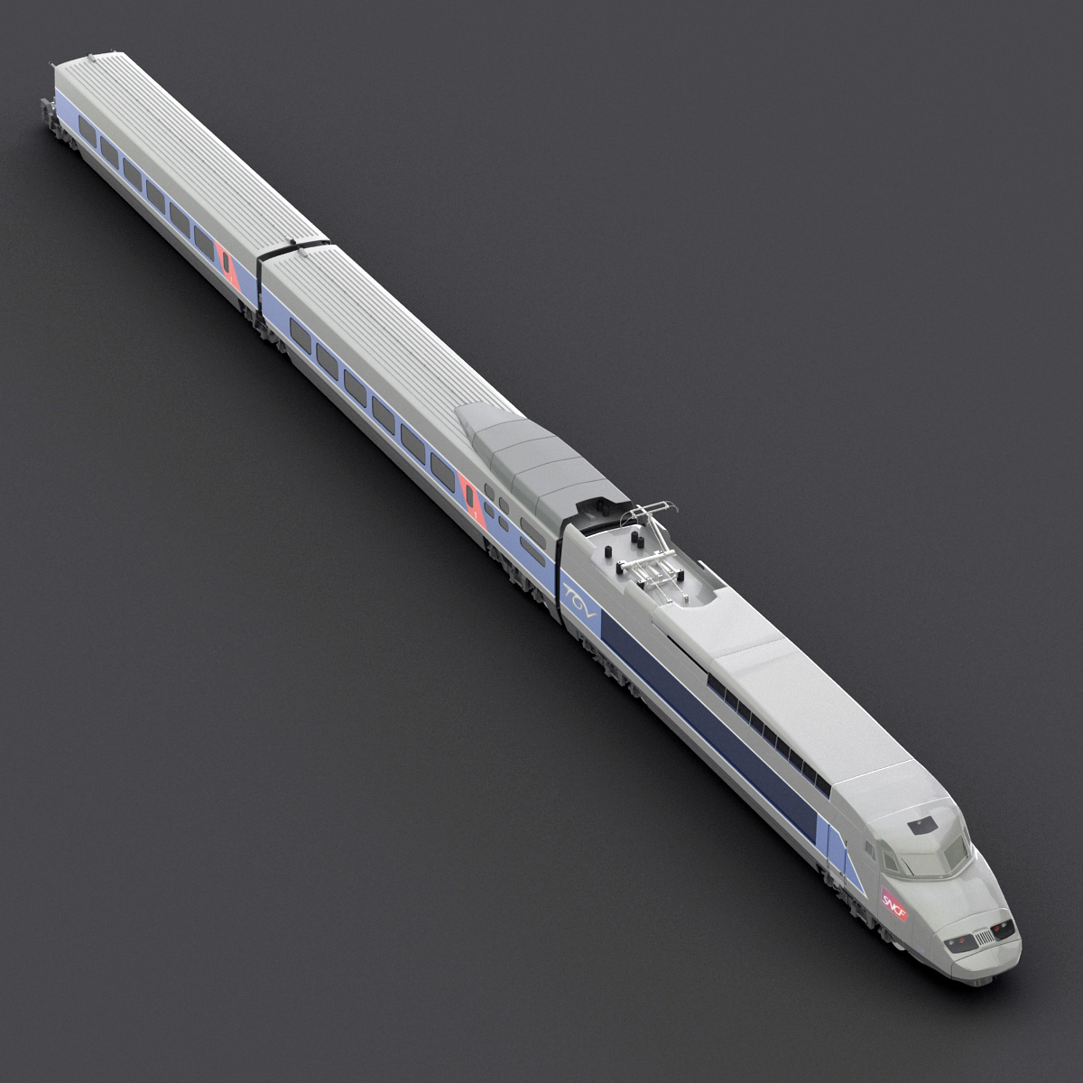 3d 3ds tgv train