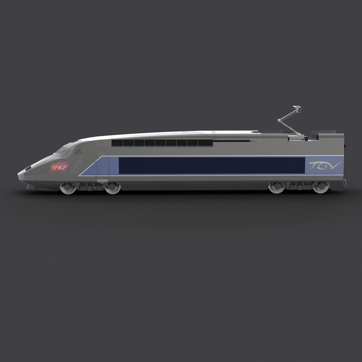 3d 3ds tgv train
