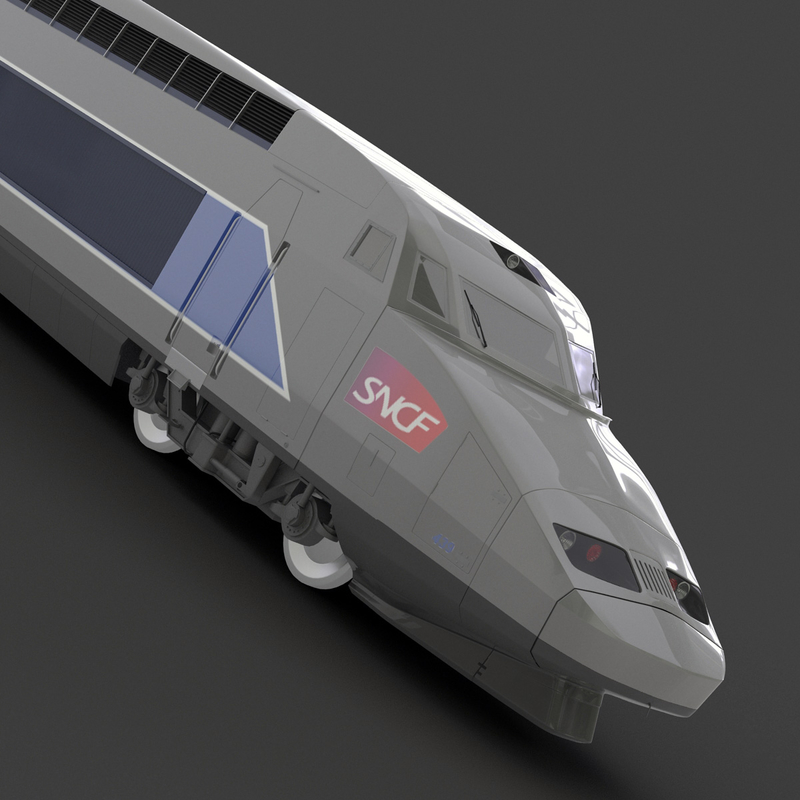3d 3ds tgv train
