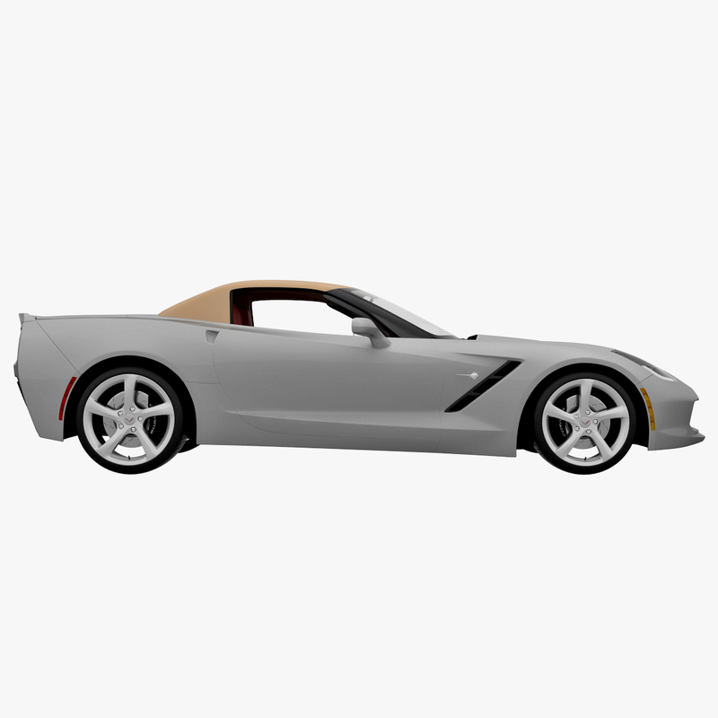3ds max chevrolet corvette c7 stingray