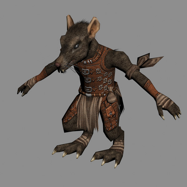 wererat creature fantasy 3d max