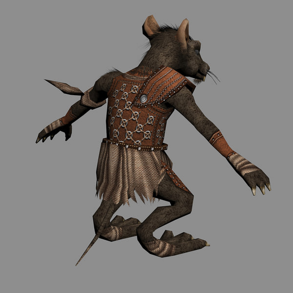wererat creature fantasy 3d max