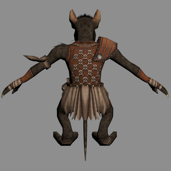 wererat creature fantasy 3d max