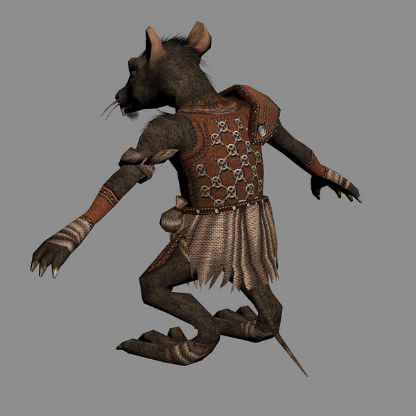 wererat creature fantasy 3d max
