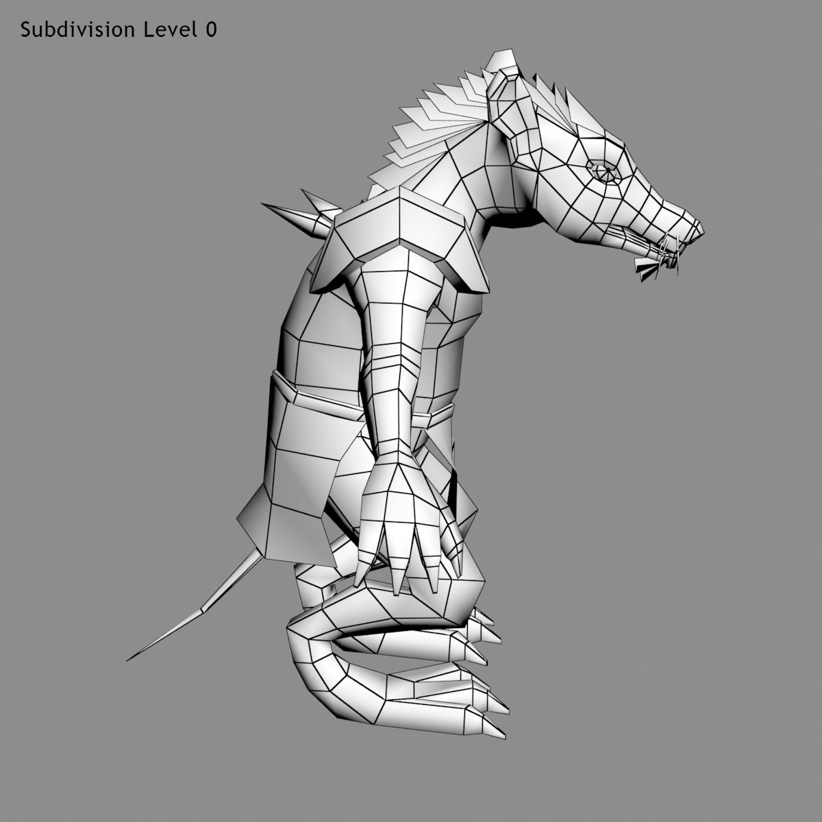 wererat creature fantasy 3d max