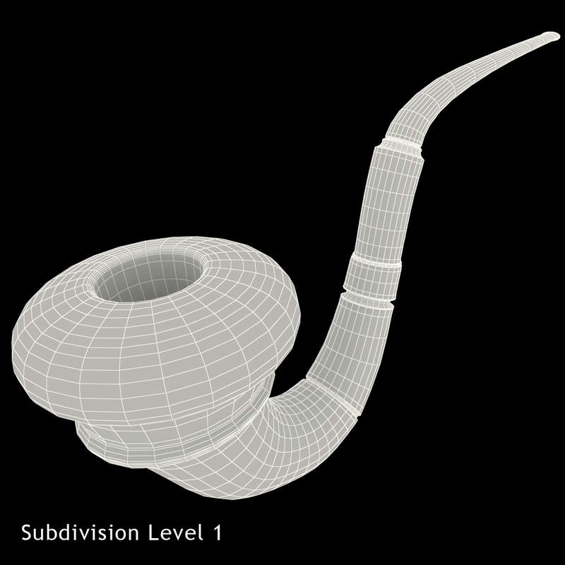 3d model of calabash pipe