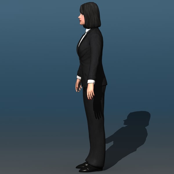 3d model resolution human female