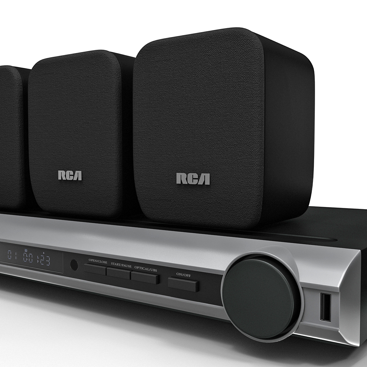 3d model of bluray home theater rca