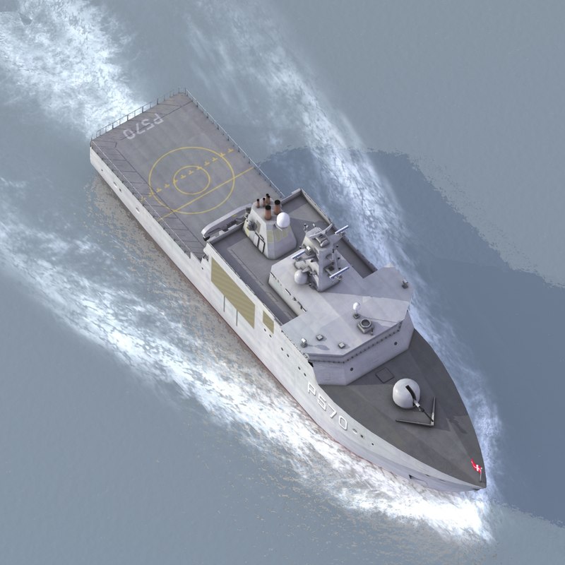 hdms knud rasmussen 3d model