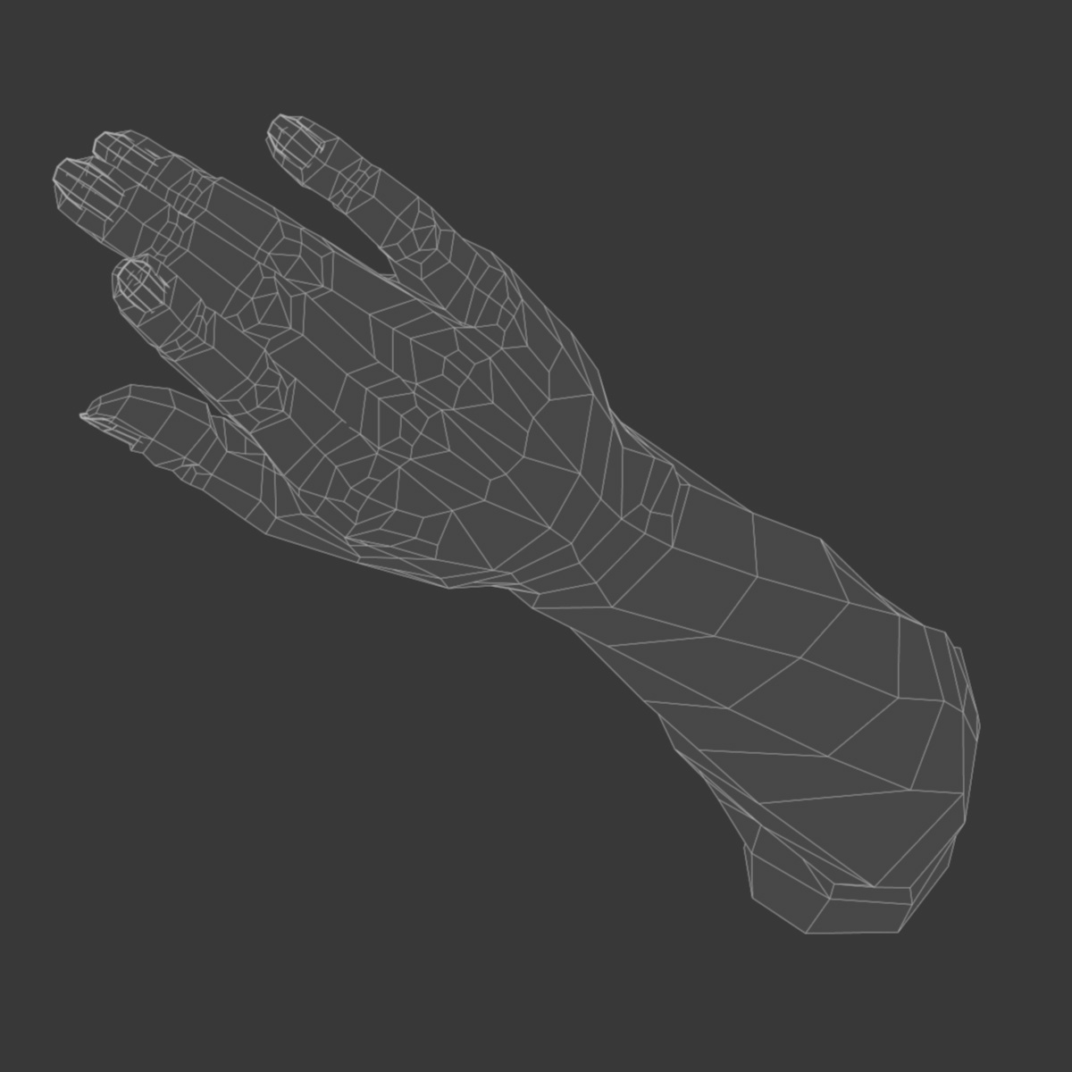 hand arm female pose c4d