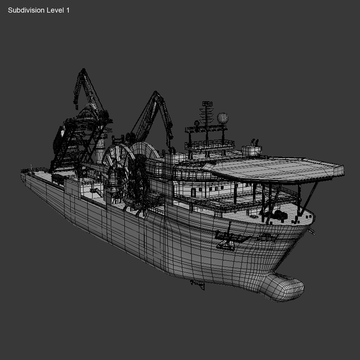 3d apache ii ship