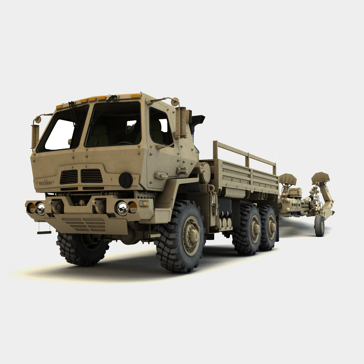 3d model fmtv m1083 m777