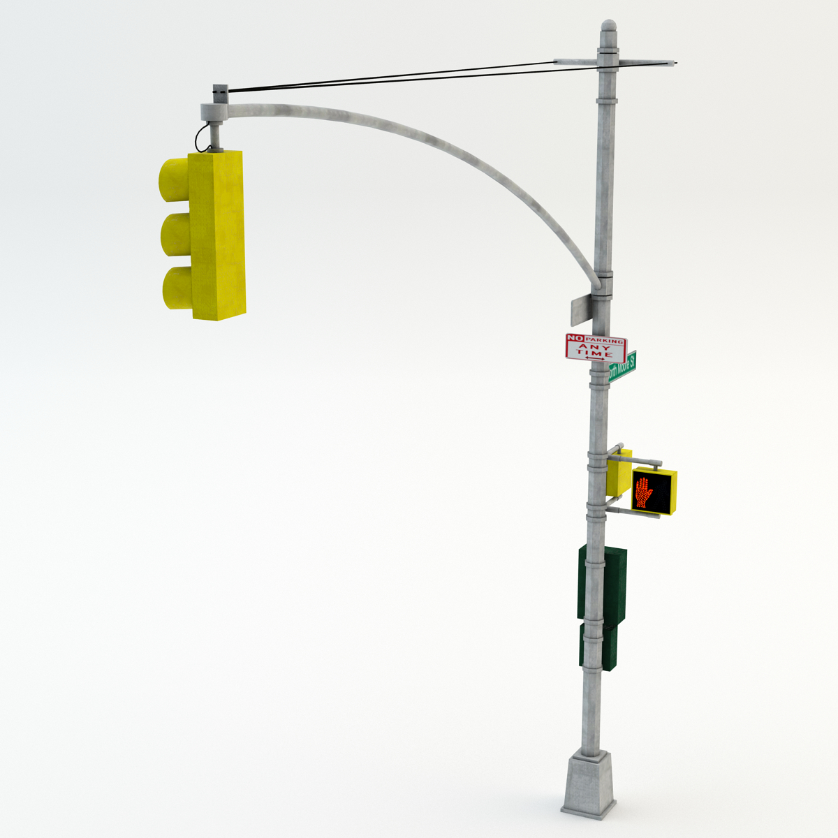 traffic light 3d model