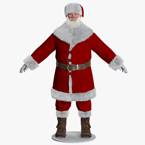 3d santa claus model