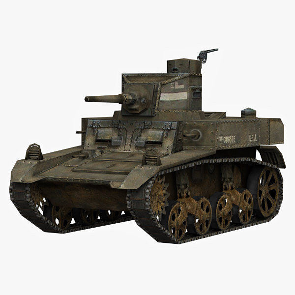 modelo 3d M3 Stuart - TurboSquid 387570