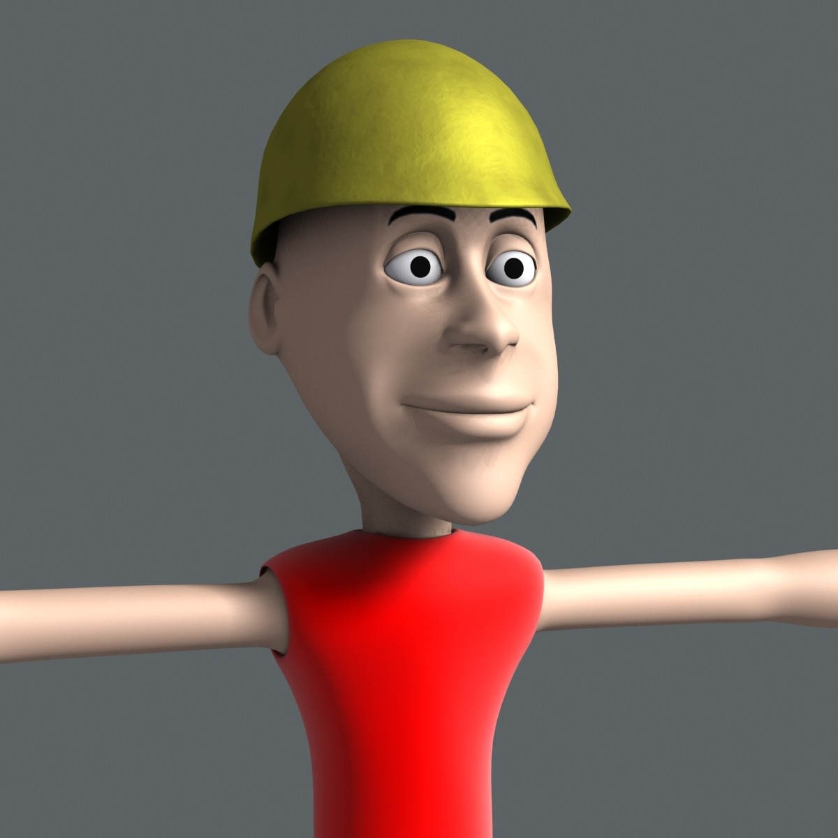 Jimmy Cartoon Character Não Rig Modelo 3D - TurboSquid 660738