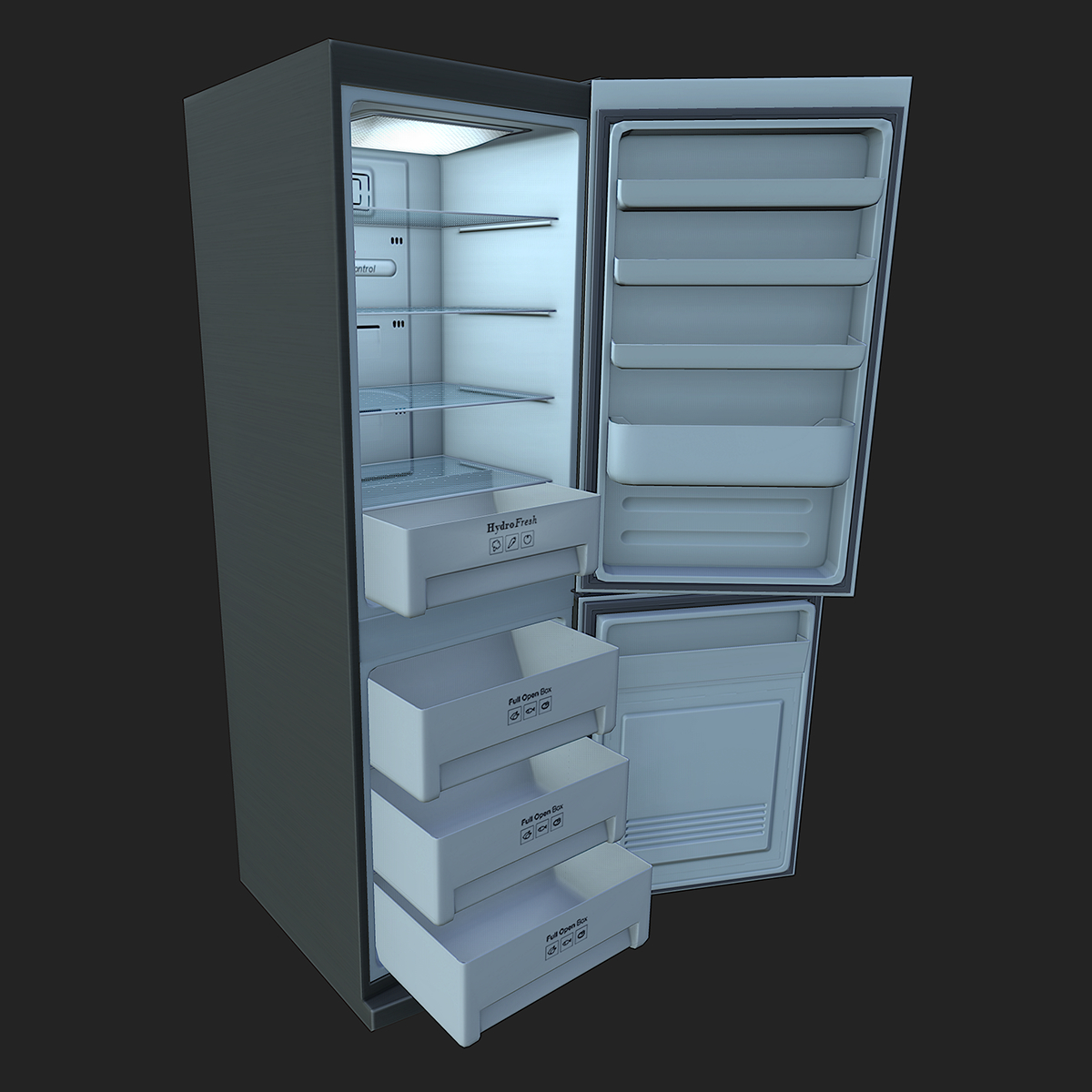 3d model ready refrigerator games