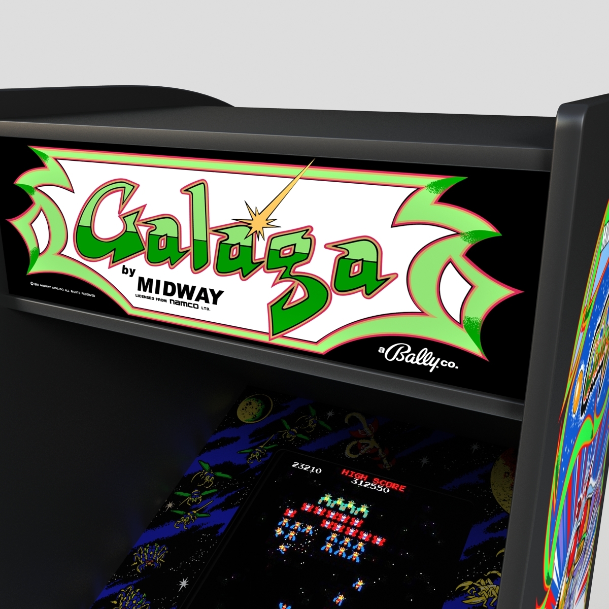 3d galaga arcade